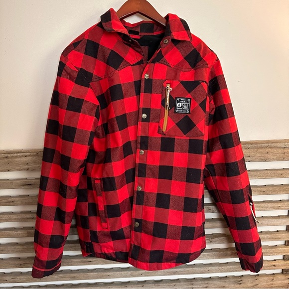 Jackets & Coats | Picture Organic Clothing Black Edition Buffalo Check ...